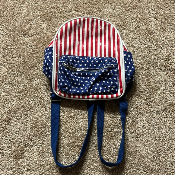 Mossimo Supply Co. | Bags | American Flag Mini Backpack | Poshmark